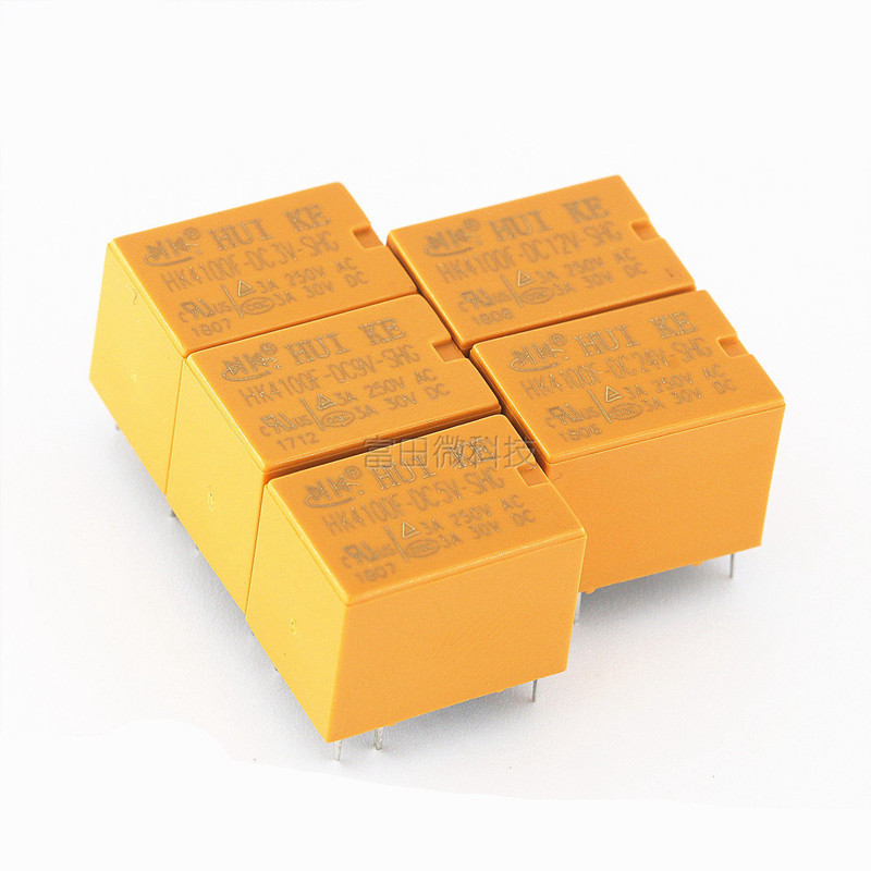 Jual 5PCS/Lot Signal Relay HK4100F-DC3V 5V 6V 9V 12V 24V -SHG 6PIN 3A A ...