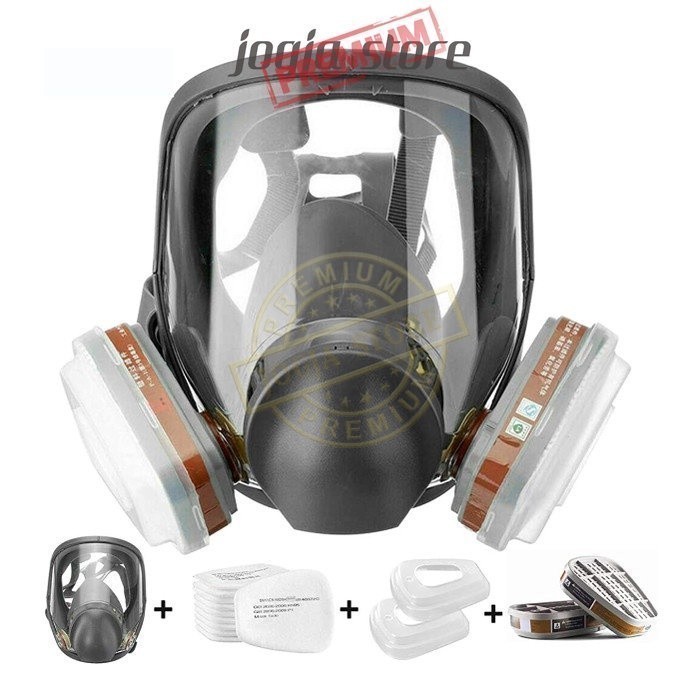 Jual Masker Respirator Gas 6800 No.4 Masker Gas Organik Lab Full Face ...