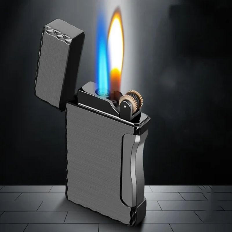 Jual korek api roda gas lighter viral new unik 2in1 bara las atau api ...