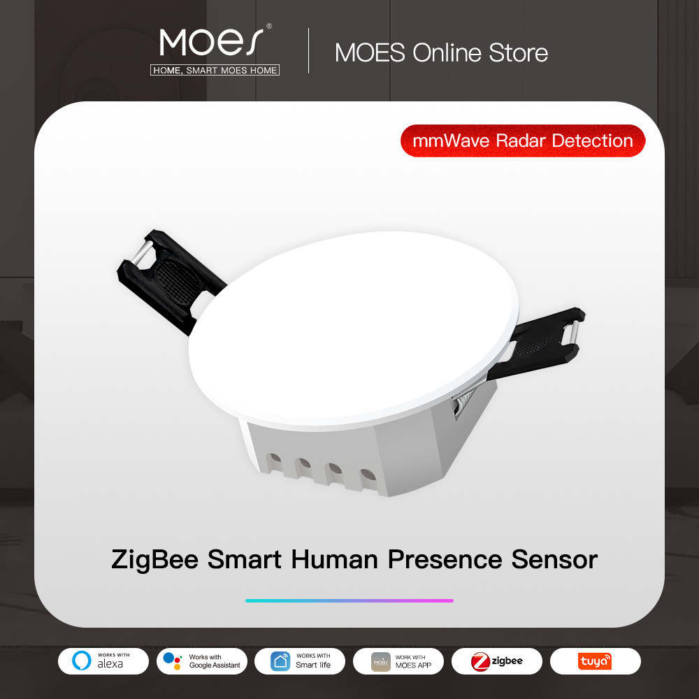Jual Smart ZigBee/WiFi Human Presence Detector Radar Detection Sensor ...
