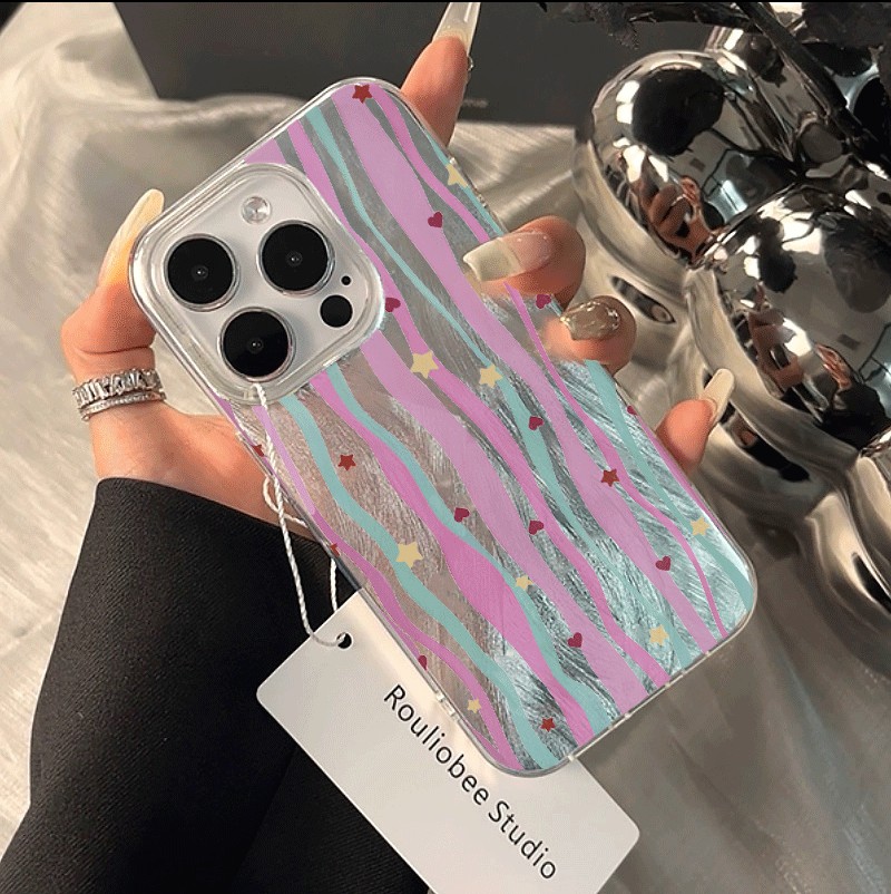 Jual Casing ponsel Loreng Pink cocok untuk Samsung A02 A04 A04E A24 A54 A73 S21 FE S23 S23 PLUS ...