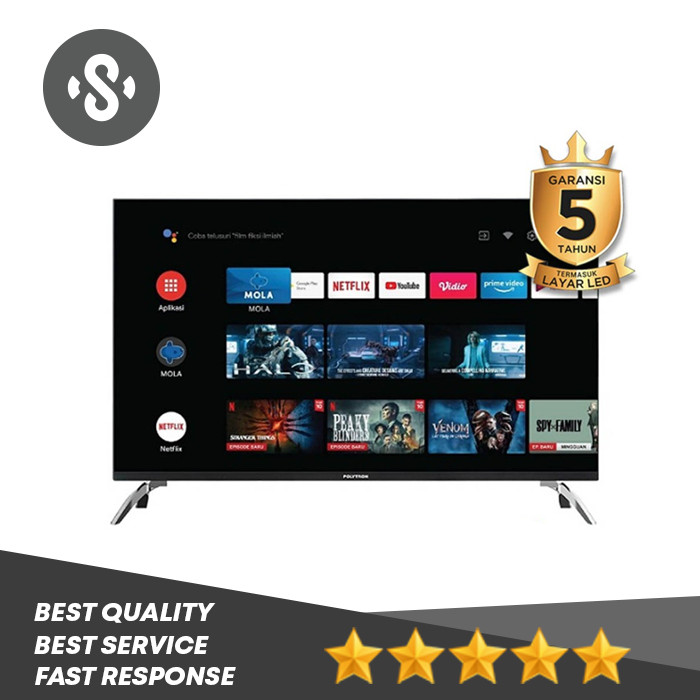 Jual POLYTRON PLD-43AG9953 / PLD 43AG9953 SMART TELEVISI TV LED 43 INCH ...