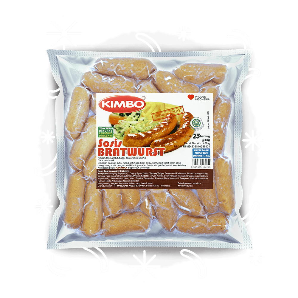 Jual SOSIS KIMBO MINI BRATWURST 450GR | Shopee Indonesia