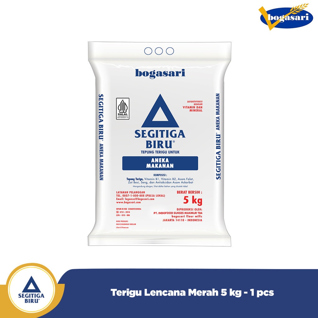 Jual Terigu Segitiga Biru 5 kg | Shopee Indonesia