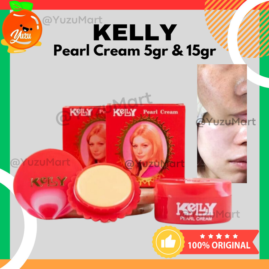 Jual KELLY Pearl Cream 5gr / 15gr - Kelly Cream Wajah Original | Shopee ...