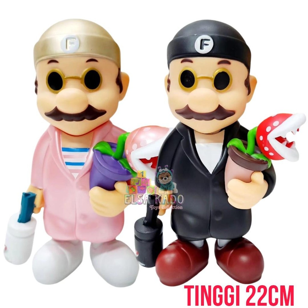Jual Action Figure Super Mario Bros Besar Killer Mode Pink dan Hitam ...