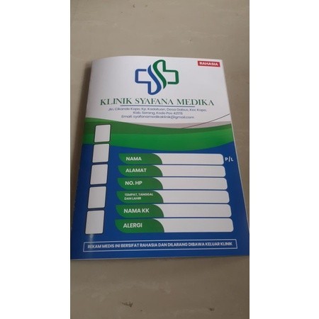 Jual Cetak Map ukuran F4 24 x 35cm dengan ako snelhecter map rekam ...