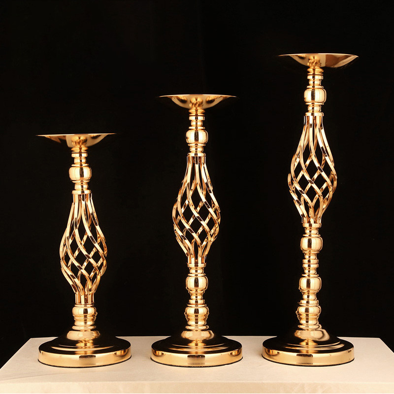 Jual Ornamen Tempat Lilin Meja Makan Emas Perancis Dekorasi Meja Ruang ...