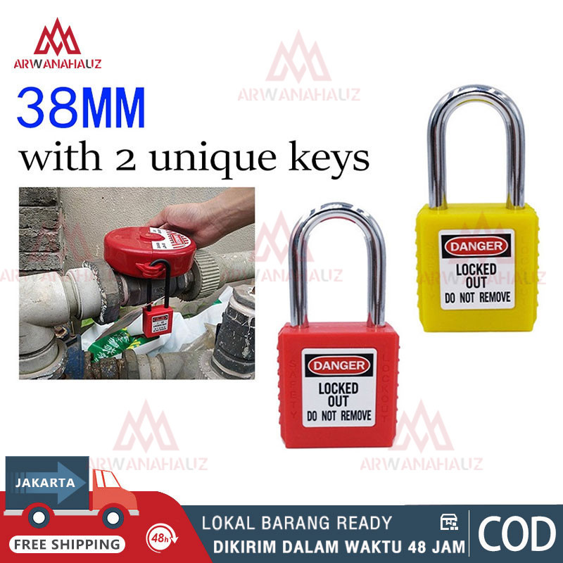 Jual Gembok Master Lock 410 Gembok Loto Safety Padlock Safety Loto ...