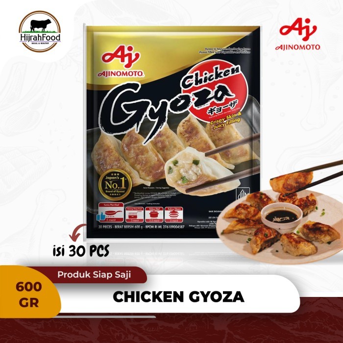 Jual Ajinomoto Chicken Gyoza 600 gram Dumpling Ayam Crispy Skin Juicy ...