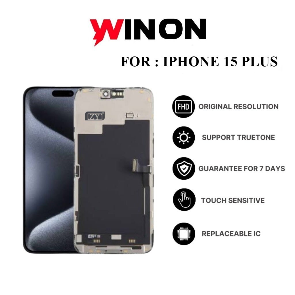 Jual WIN ON - LCD TOUCHSCREEN IPH 15 PLUS / IPHONE 15+ LTPS 1080P FHD ...