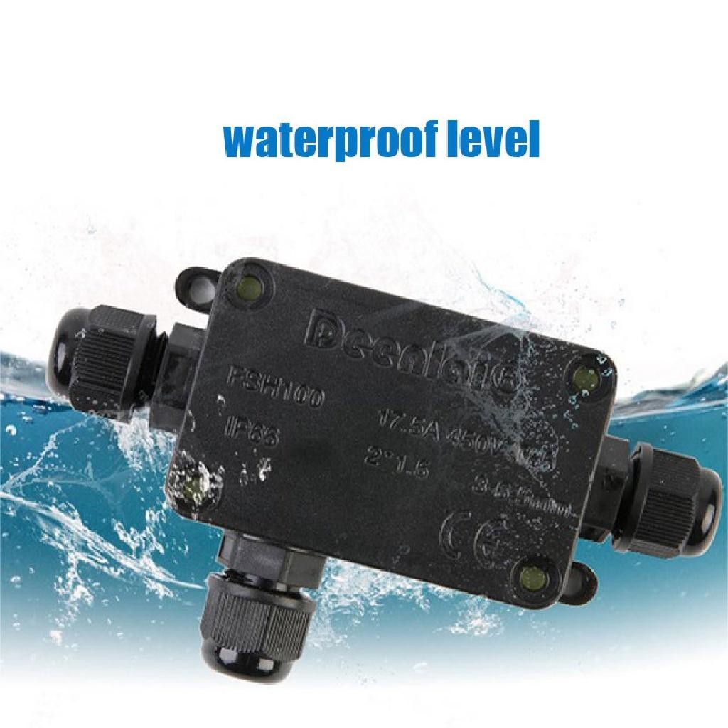 Jual 2/3 Ways Konektor Box Anti Air Outdoor Junction Box Connector Box ...