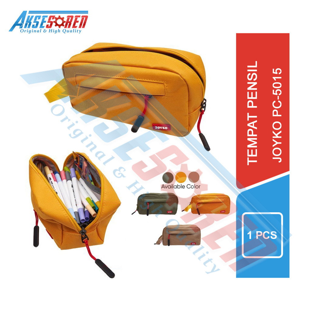 Jual Aksesoren Tempat Pensil Joyko [PC-5015] / Tepak Pulpen Kain ...