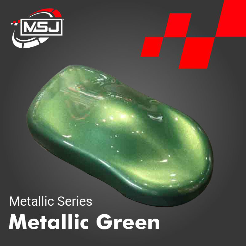 Jual Cat Mobil/Motor Metallic Green | Metallic Series | MSJ | Shopee ...