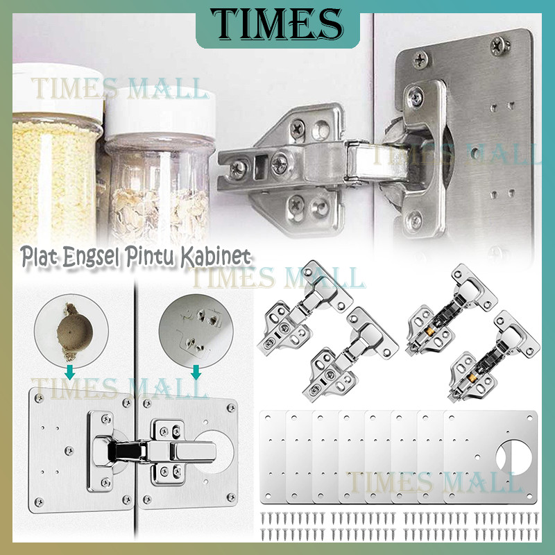 Jual Plat Perbaikan Engsel Pintu Lemari /Plat Engsel Pintu Kabinet ...