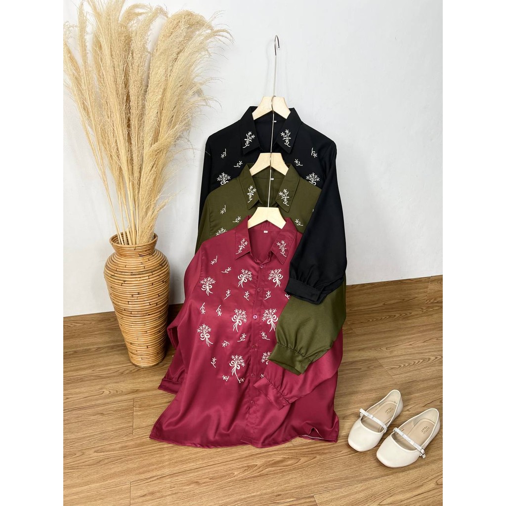 Jual AKAVI - RHEA KEMBANG PITA SUPER JUMBO KEMEJA BIGSIZE ATASAN ...