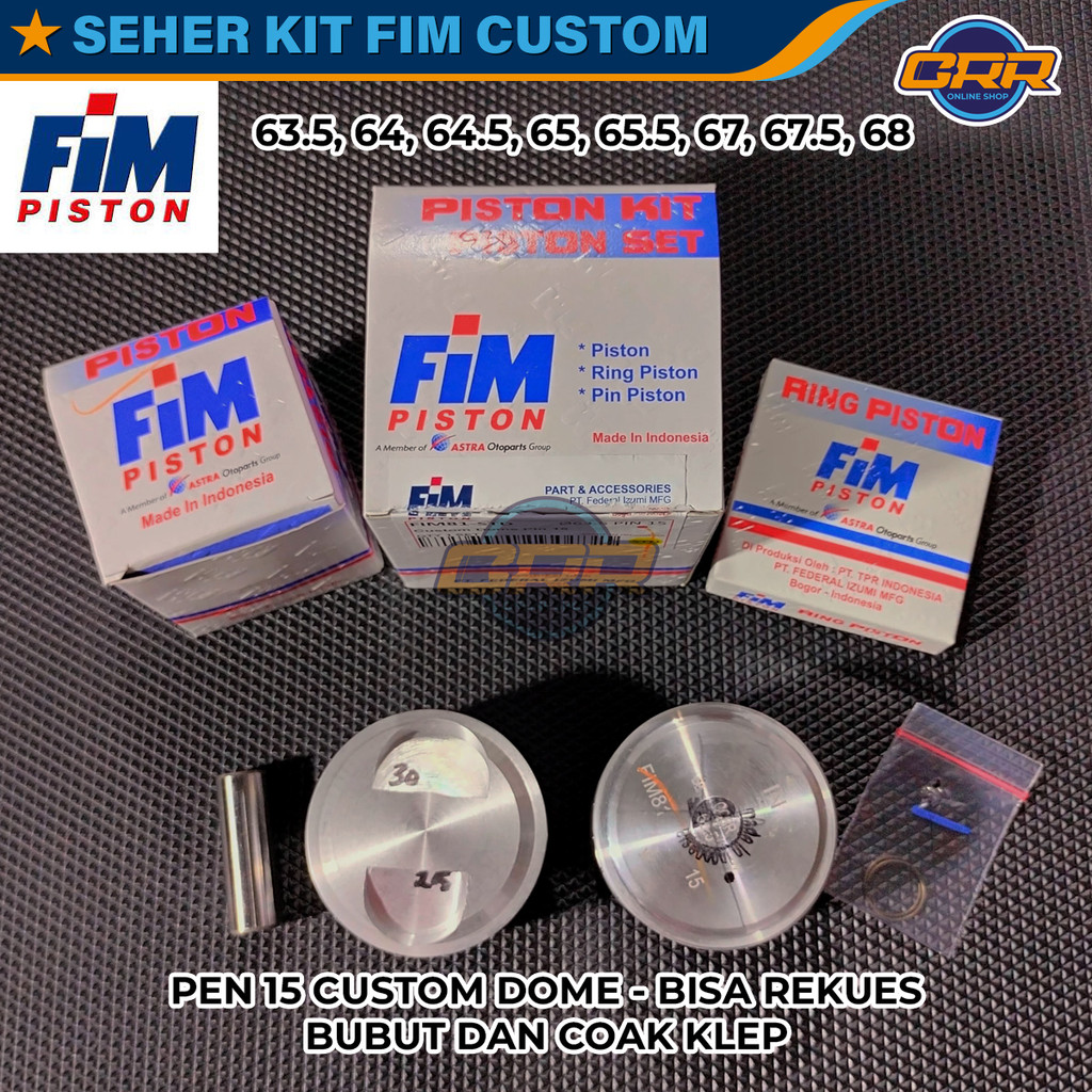 Jual PAKET SEHER FIM MENTAH PEN/PIN 15 SUDAH BUBUT DAN COAK KLEP BISA ...
