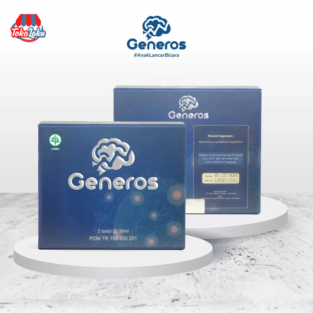 Jual Paket 2 Box Generos - Multivitamin Nutrisi Anak Cerdas Lancar ...