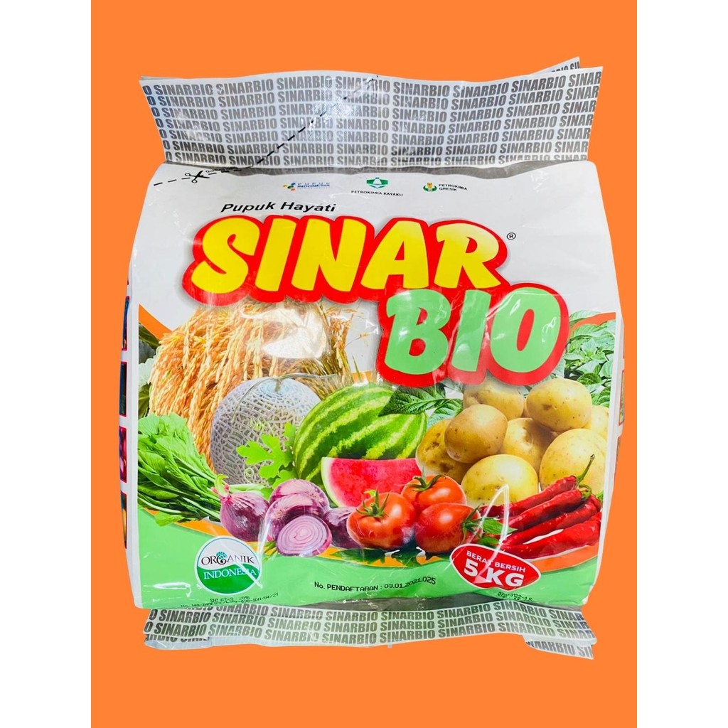 Jual Pupuk Hayati SINARBIO Organik Indonesia dari Petrokimia Kayaku isi 5kg MK | Shopee Indonesia