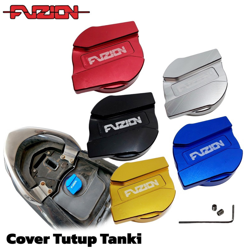 Jual cap cover tutup tangki kotak full cnc import fuzion universal ...
