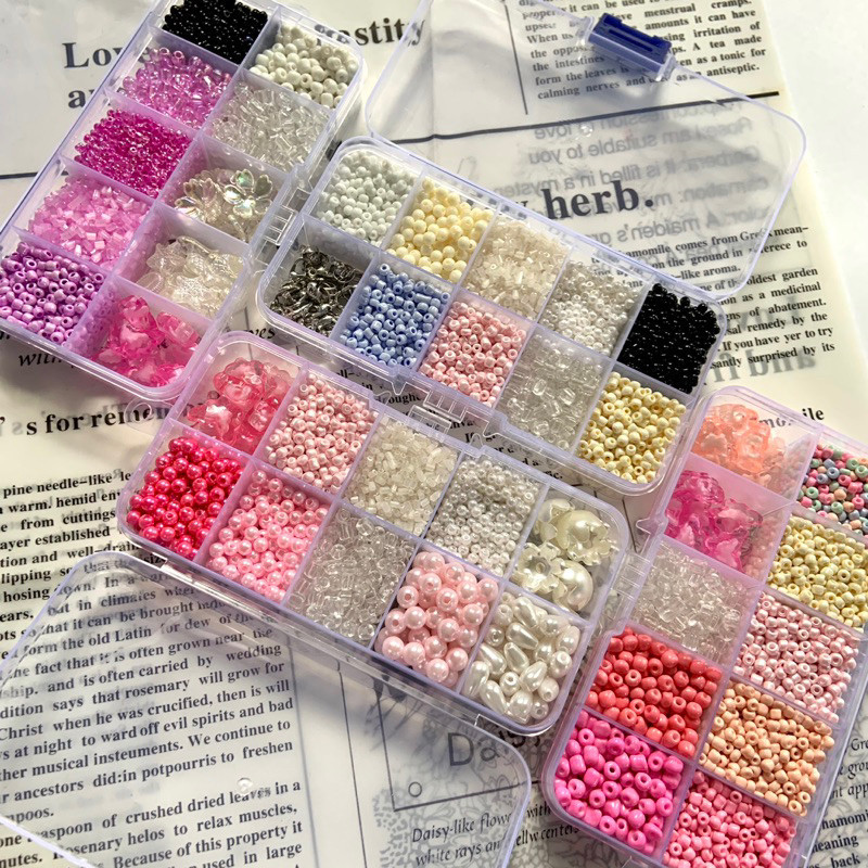 Jual MANIK MANIK DIY BEADS KIT 10 SEKAT BANYAK VARIAN l PAKET AESTHETIC ...