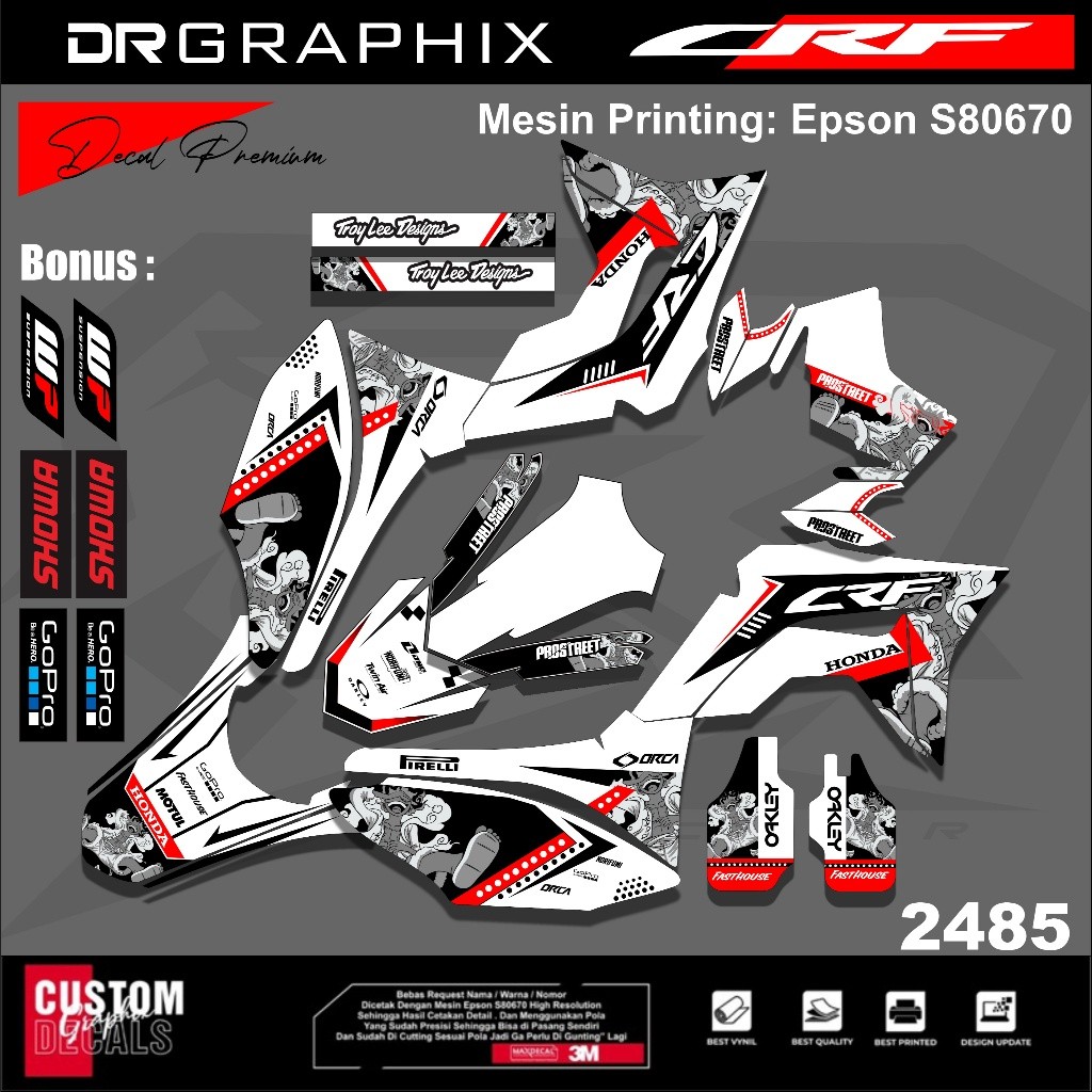 Jual Decal Sticker Full Body CRF - Anti Gores, High Resolution ...