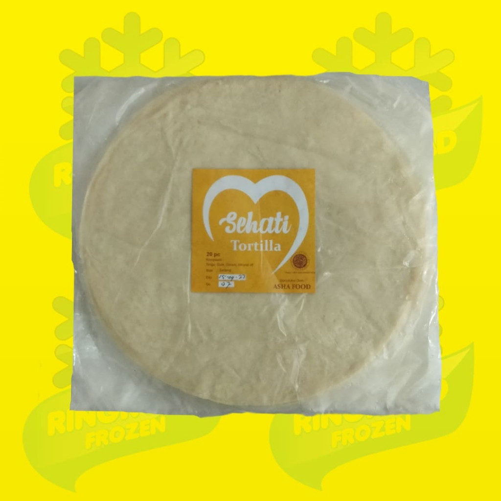 Jual SEHATI TORTILLA SEDANG 20 PCS - KULIT KEBAB | Shopee Indonesia
