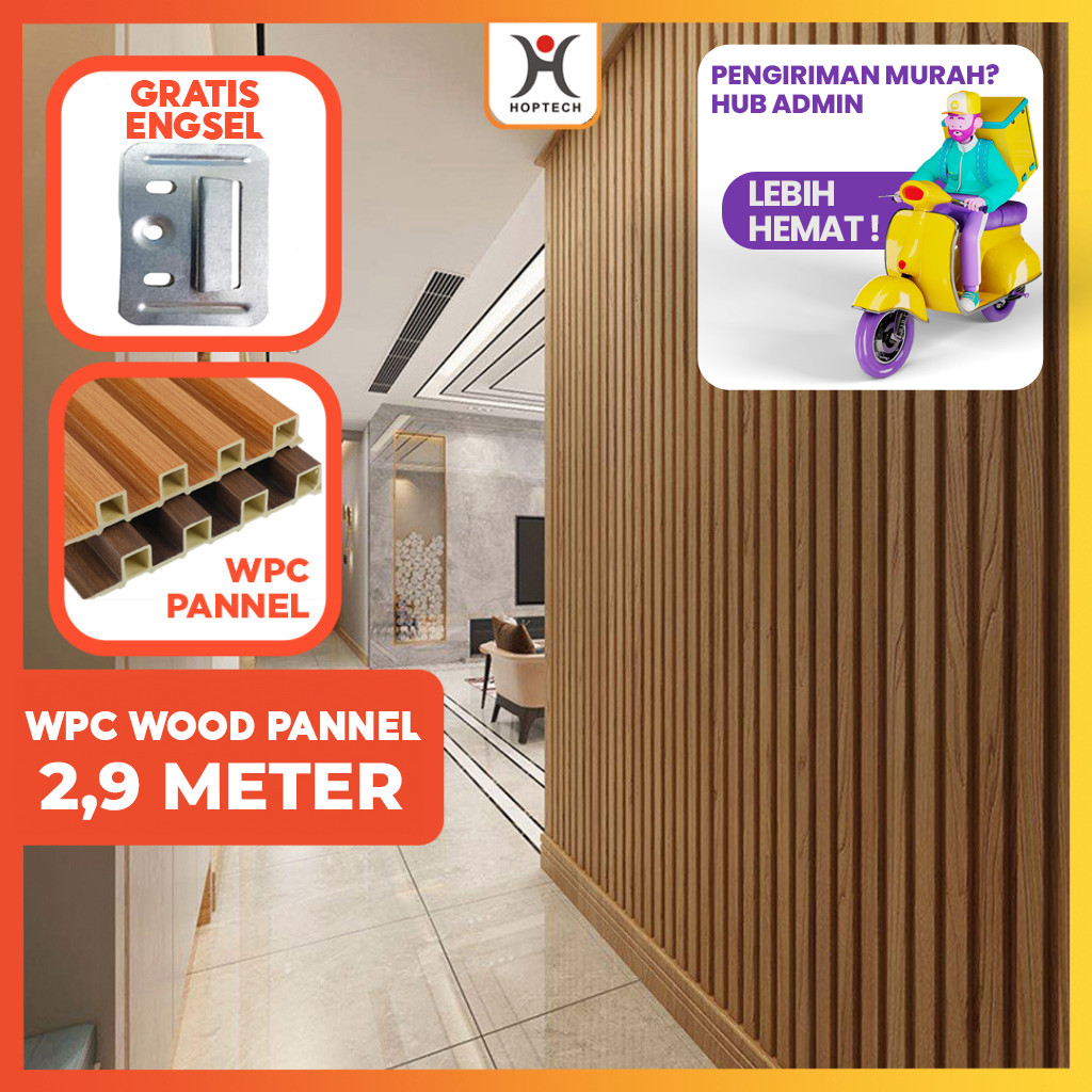 Jual MY23SA WALL WPC WOOD PANEL WALLPANEL WPC PVC KAYU DINDING UKURAN 16CM x 2,9 METER KETEBALAN ...