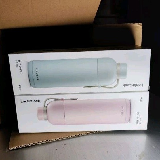 Jual LocknLock Belt Bottle Tumbler Stainless Botol Air Minum 490ml ...