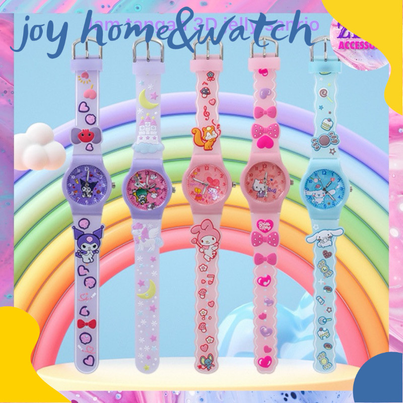 Jual [JOY]Jam Tangan Anak 3D sanrio import lucu kuromi melody ...
