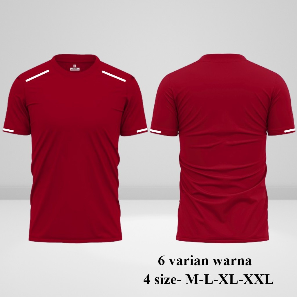Jual Atasan jersey dri-fit milano POLOS Kaos Olahraga Lari Gym Pria Wanita Dewasa ATS012 ...