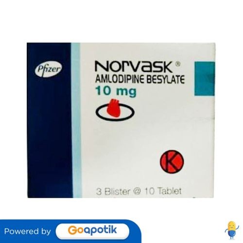 Jual Norvask 10 Mg Box 30 Tablet | Shopee Indonesia