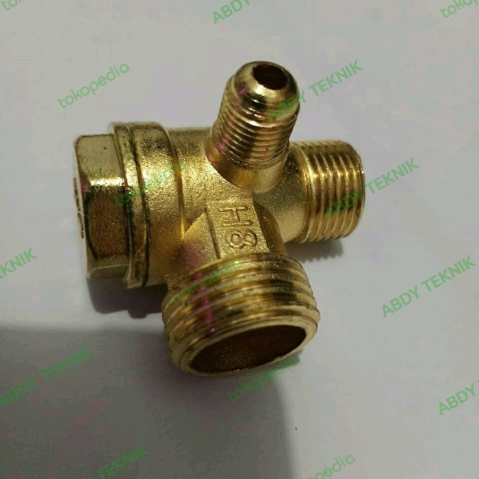 Jual PART katub check valve nepel kompresor angin | Shopee Indonesia