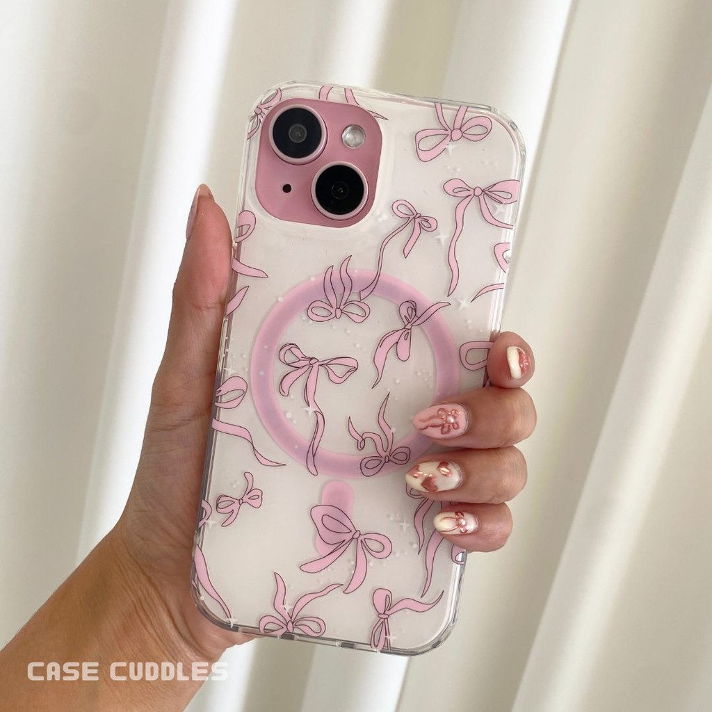 Jual [CASECUDDLES] Ribbon Magsafe Case - Softcase / Casing HP for ...