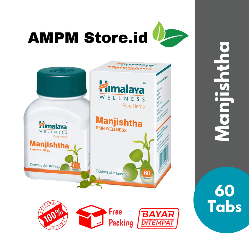 Jual Himalaya Wellness Pure Herbs Manjishta Tablet Perawatan Kulit ...