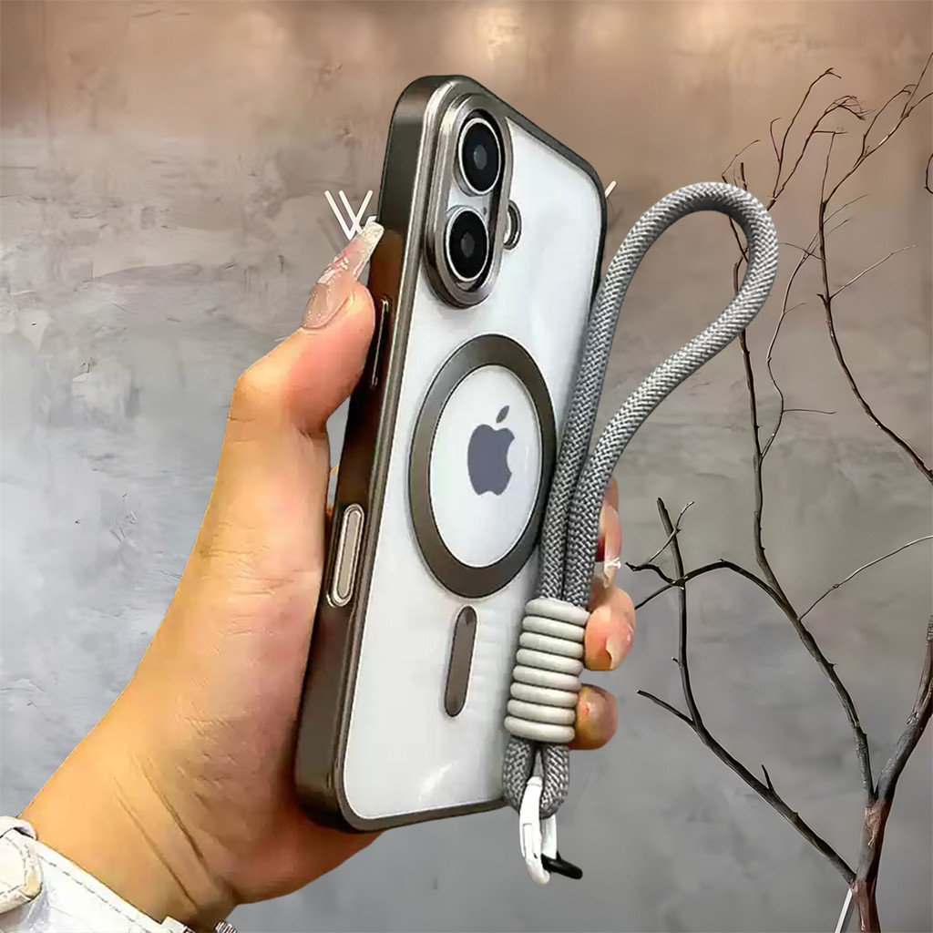 Jual Tali Casing hp iPhone 16 Premium Magnetic Phone Case for IPhone 16 ...