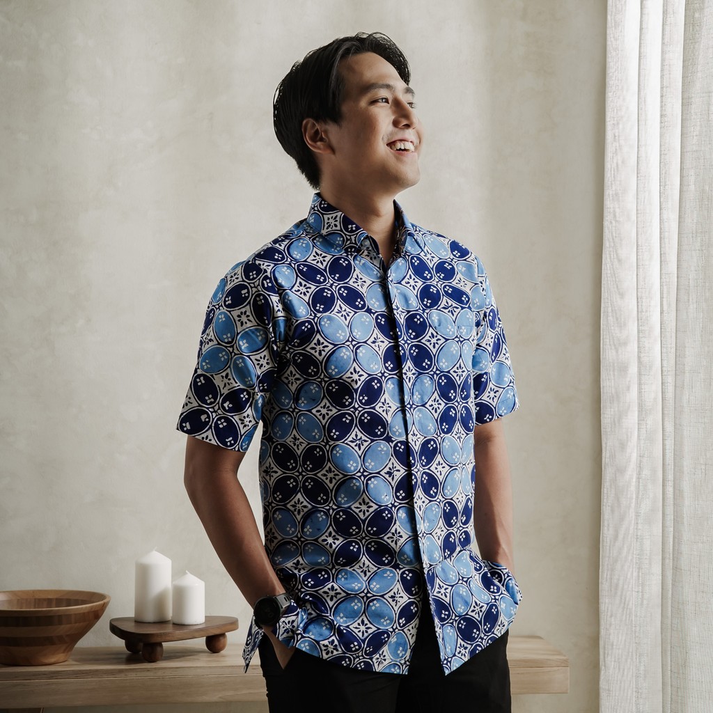 Jual Mandalas Kawularu - Kemeja Batik Pria Lengan Pendek | Shopee Indonesia
