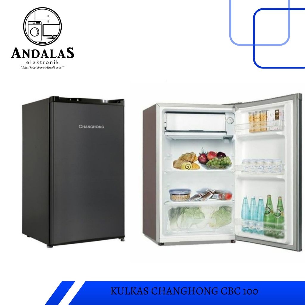 Jual CHANGHONG CBC100 Kulkas 1 Pintu / Lemari Es (92 Liter) Low Watt ...