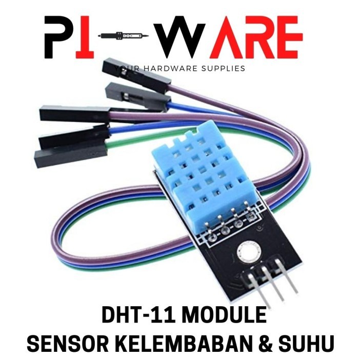 Jual DHT11 Sensor Temperature & Humidity / Suhu & Kelembapan DHT 11 Module | Shopee Indonesia