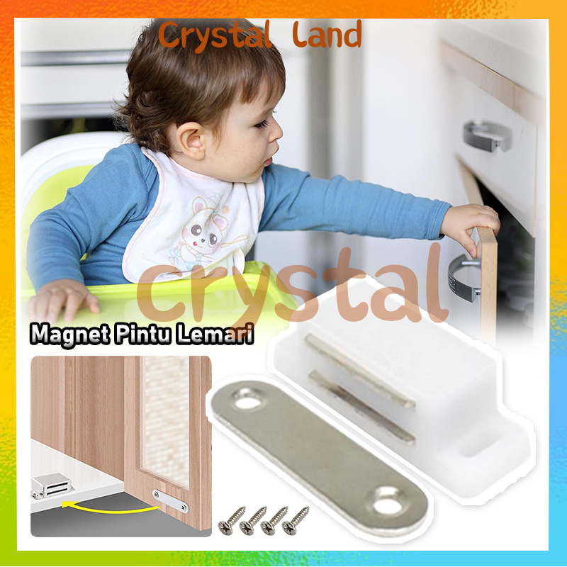 Jual Magnet Kotak Pintu Lemari Kabinet Kitchen Door Stoper Stainless ...