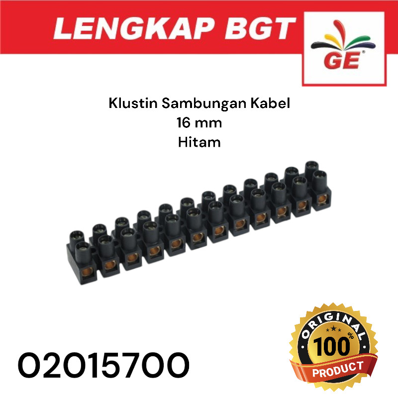 Jual Klustin Sambungan Kabel Listrik Hitam 16mm Terminal Likon Krustin ...