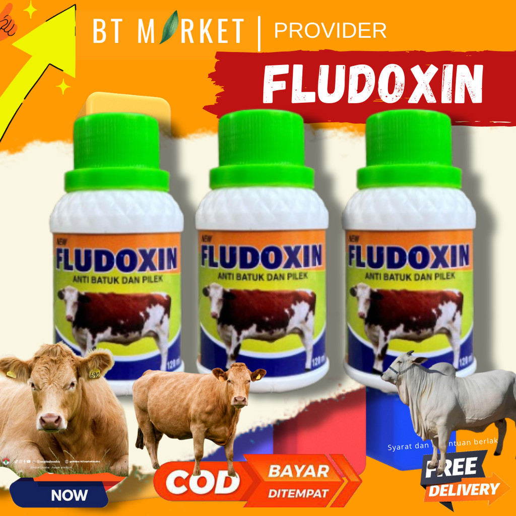 Jual Fludoxin 120 ml Obat flu untuk sapi kambing obat flu ternak ...