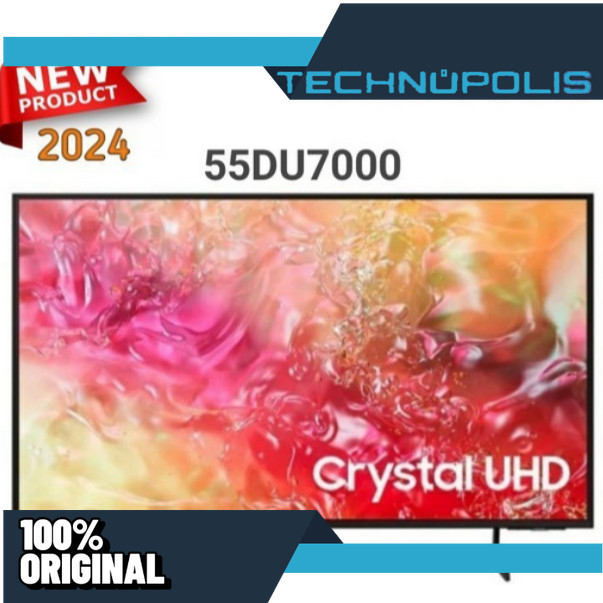 Jual Smart Tv Samsung 55 Inch 55DU7000 Crystal 4K UHD UA55DU7000K New 2024 | Shopee Indonesia