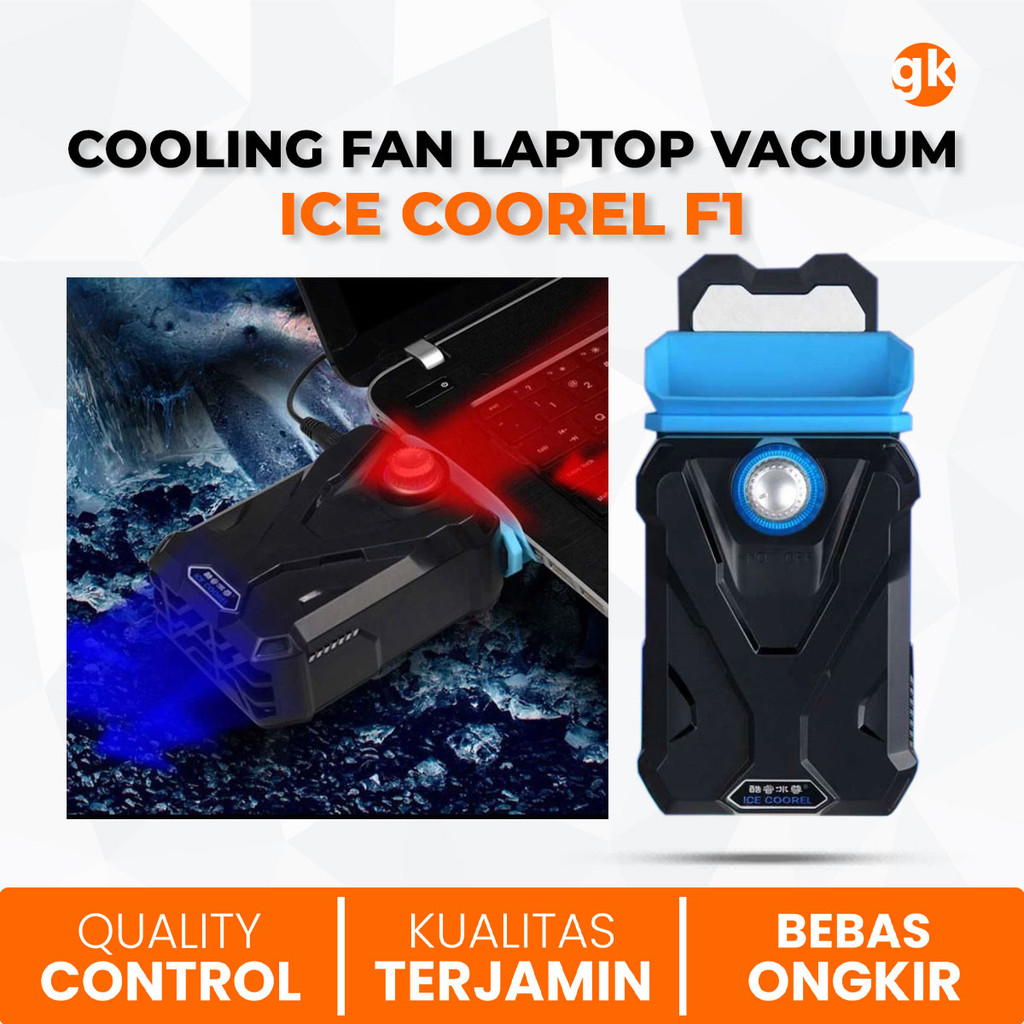 Jual ICE COOREL F1 Cooling Fan Cooler Vacuum Kipas Pendingin Laptop ...