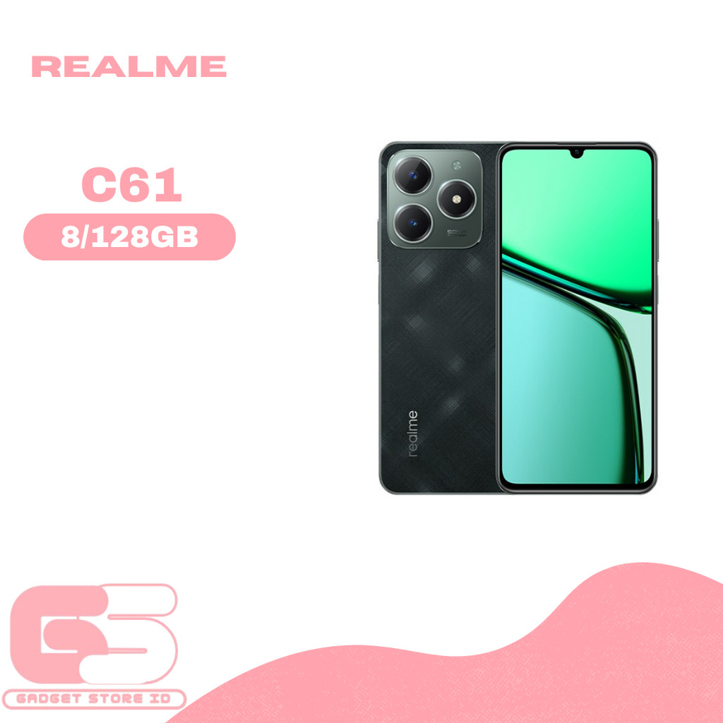 Jual REALME C61 8/128GB RAM 8GB INTERNAL 128GB GARANSI RESMI IMEI TERDAFTAR | Shopee Indonesia