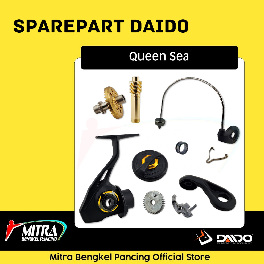 Jual Sparepart Daido Queen Sea 4000 6000 8000 Sparepart Reel Pancing ...