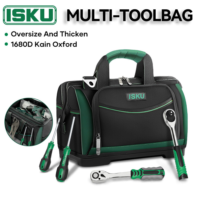 Jual ISKU Toolbag Tas Perkakas 20 inch 1680D Kain Oxford Anti Air Tool ...