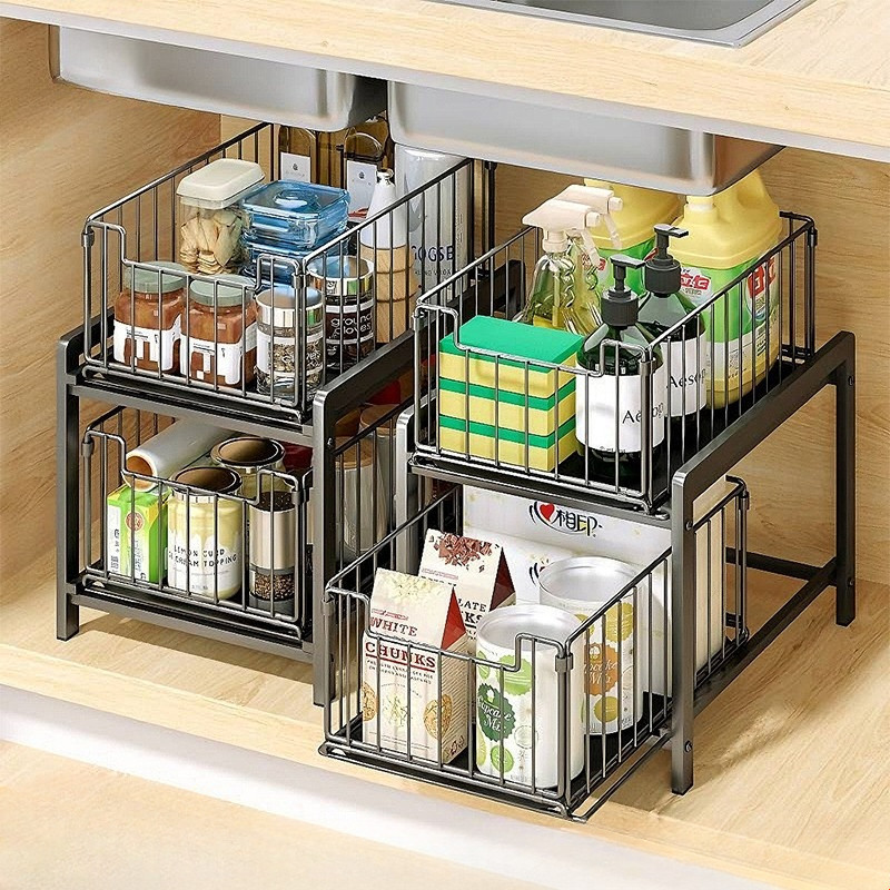 Jual Rak Dapur Bawah Wastafel/ Kitchen Rack/ Lemari Laci Geser ...