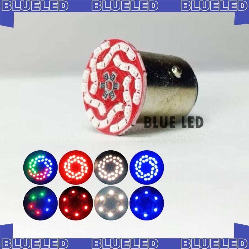 Jual Lampu Stop Rem Belakang 30 Mata LED Gepeng 2 Mode Running Kedip Universal Motor | Shopee ...