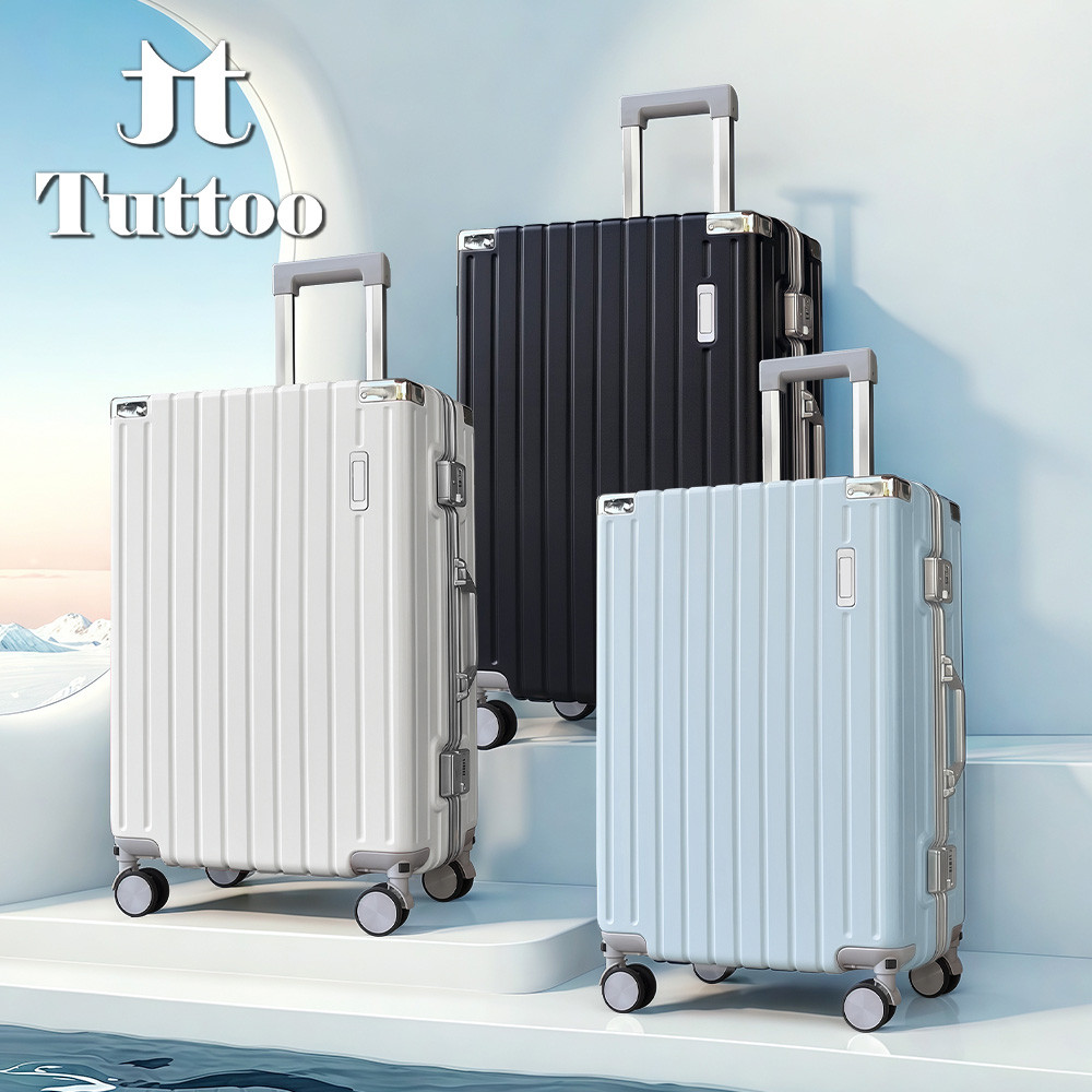 Jual Tuttoo Koper Y42T Bagasi Size 20 inch TSA Lock Tahan Banting Roda ...